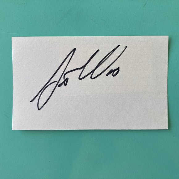 Autograph | Other | Scott Wise Signed Index Card Tony Award Winner ...